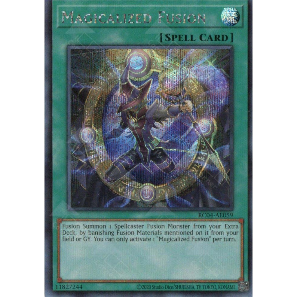 [ Bài Yugioh Chính Hãng ] RC04-AE059 Magicalized Fusion | Shopee Việt Nam