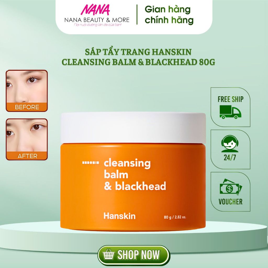 Sáp tẩy trang HANSKIN Cleansing Balm & Blackhead 80g chính hãng - Nana ...