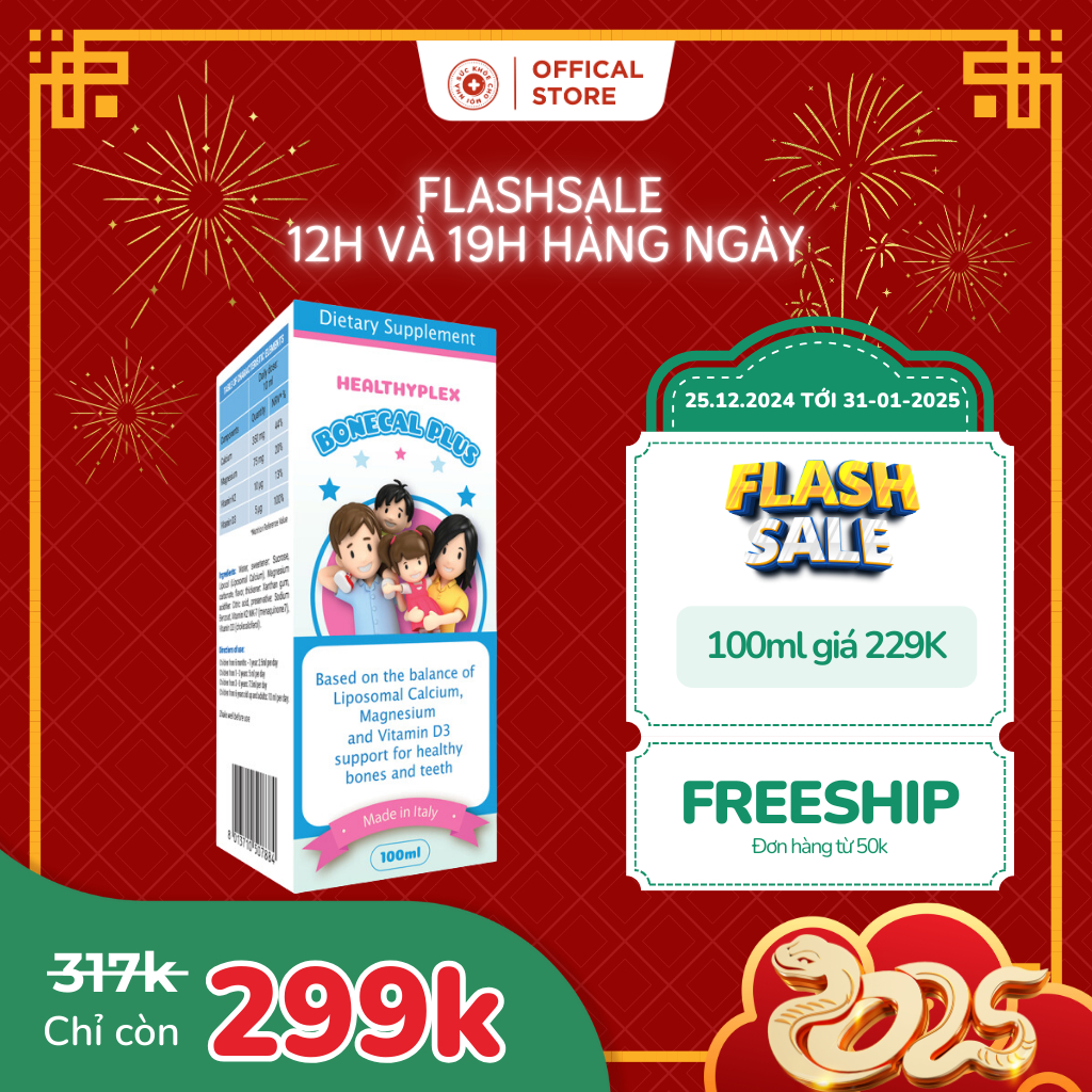 Bonecal Plus .Bổ Sung Canxi,Vitamin D3K2 Hấp Thụ Calci Xương,Răng Chắc ...