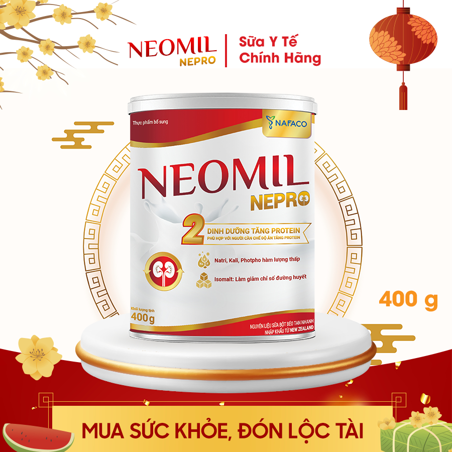 Sữa Neomil Nepro 2 400g - Dinh Dưỡng Giàu Protein Cho Người Suy Thận (400g) | Shopee Việt Nam