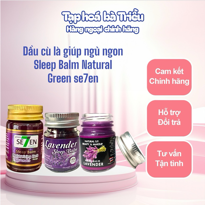 Dầu Cù Là Giúp Ngủ Ngon Giảm Stress - Dầu Cù Là Lavender Sleep Balm ...