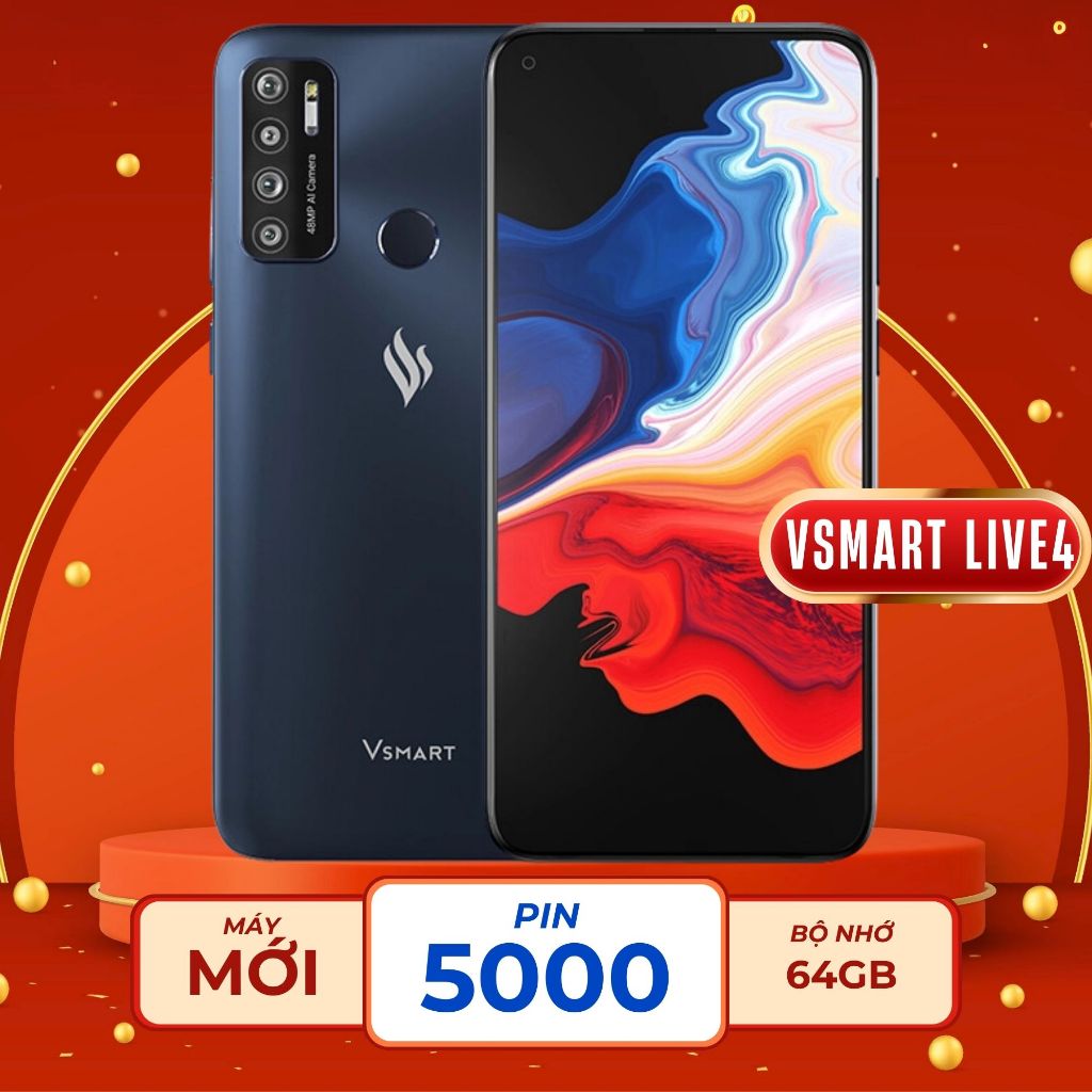 Điện thoại Vsmart Live 4 RAM 6G/64GB Chính Hãng giá rẻ! | Shopee Việt Nam