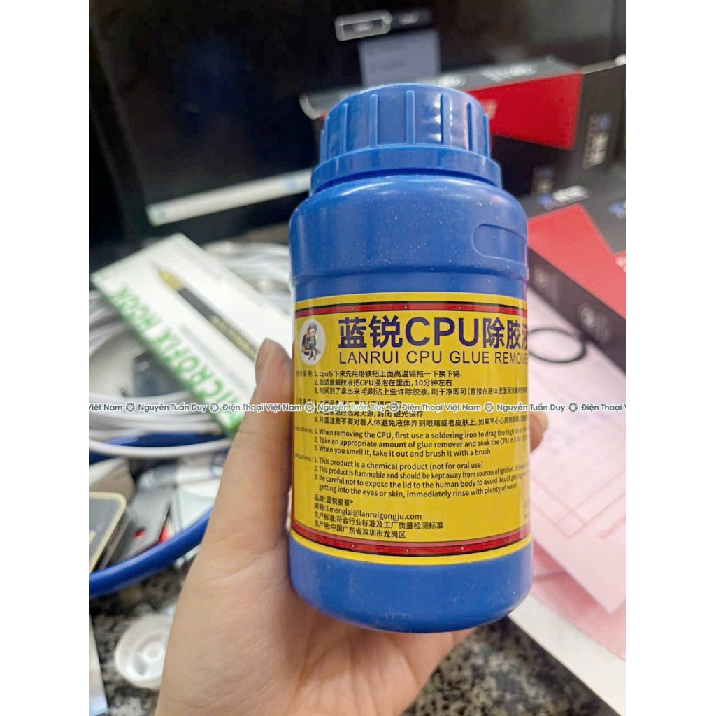 Nước tẩy keo ic CPU lanrui tránh mất chân | Shopee Việt Nam