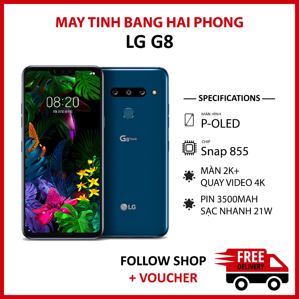 Điện thoại LG G8 Thinq RAM 6/128GB màn hình 2k chip snap 855 | Shopee ...