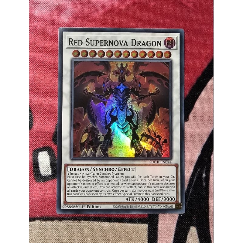 Thẻ bài Yugioh : Red Supernova Dragon (TCG) | Shopee Việt Nam