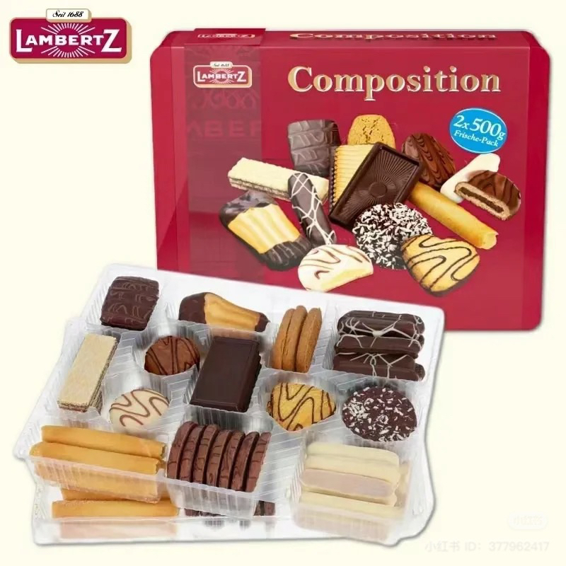 Bánh Quy Lambertz Composition Hàng Đức Hộp 1KG | Shopee Việt Nam