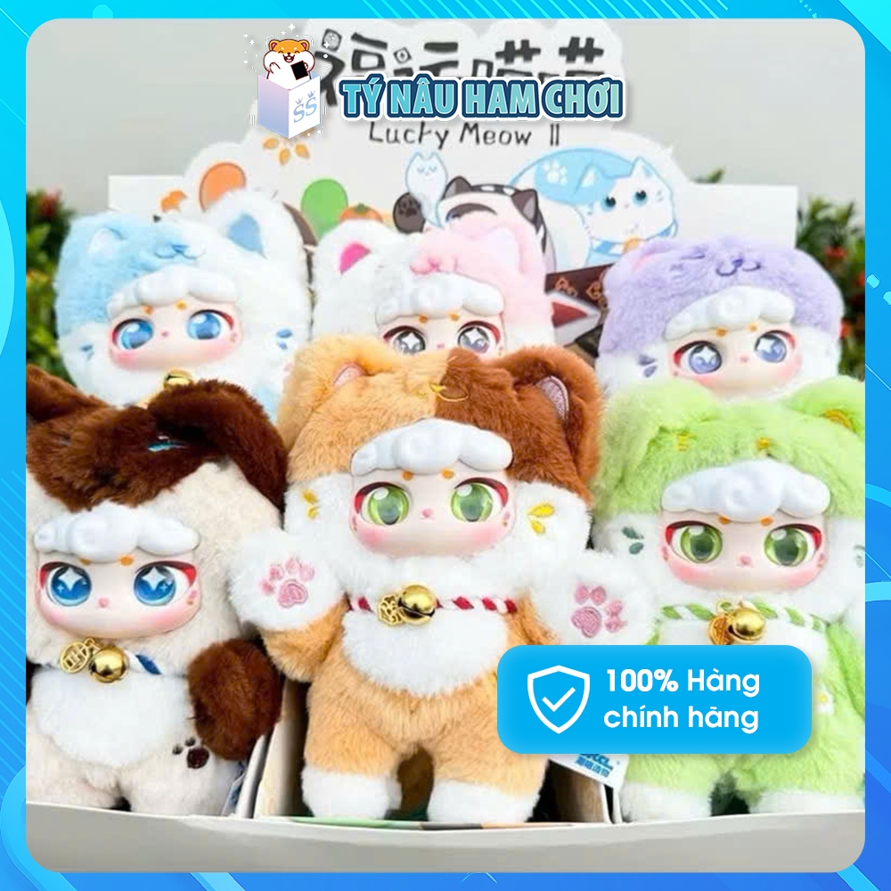 [blind box] Móc Khoá Treo Túi Mèo May Mắn Đổi Mắt Lucky Meow Version 2 ...