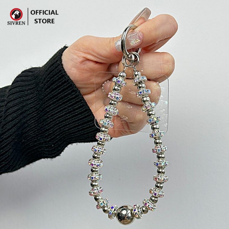 Dây treo điện thoại SIVREN, Móc phụ kiện treo chìa khóa, túi xách sang trọng lấp lánh | Shopee ...