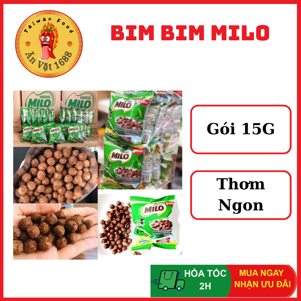 Bim bim Milo Thái - Ngũ Cốc Ăn Sáng Milo Nestle - Gói 15G - Ăn Vặt 1688 ...