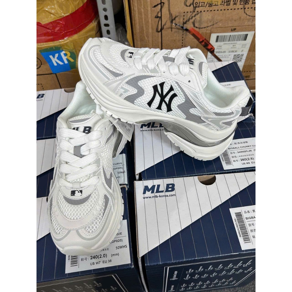 Giày Thể Thao Chính Hãng MLB Curve Runner New York Yankees 3ARNSPL4N ...