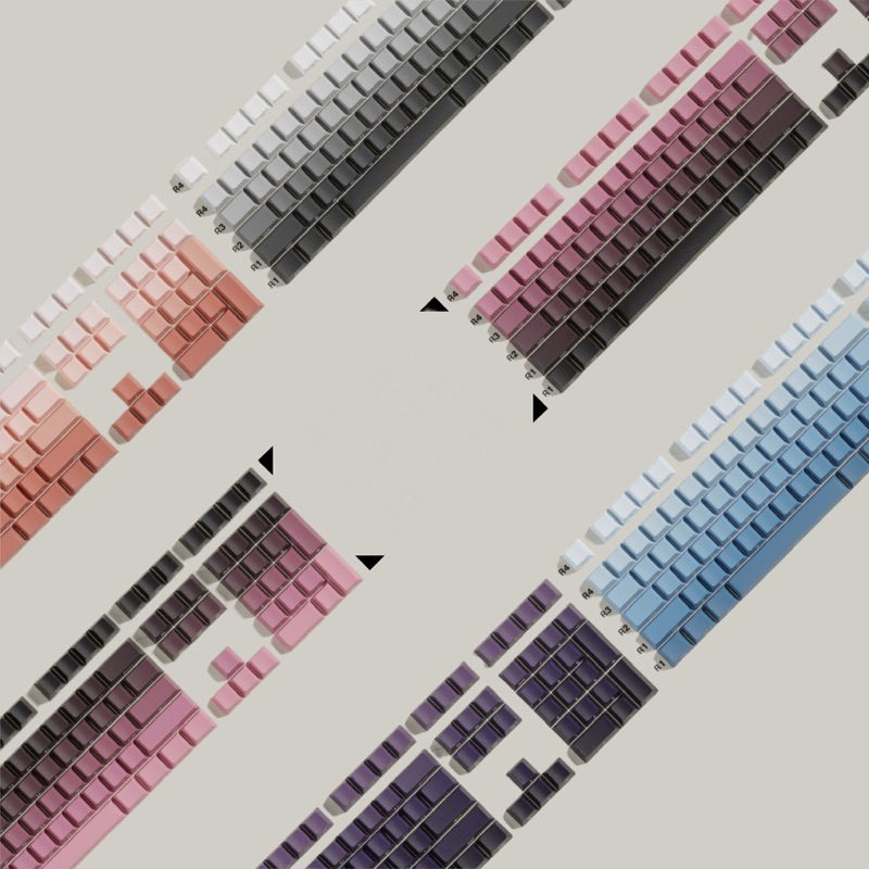 KEYCAP GRADIENT SIDE PRINT XUYÊN LED CẠNH | PBT DOUBLE SHOT | OEM ...