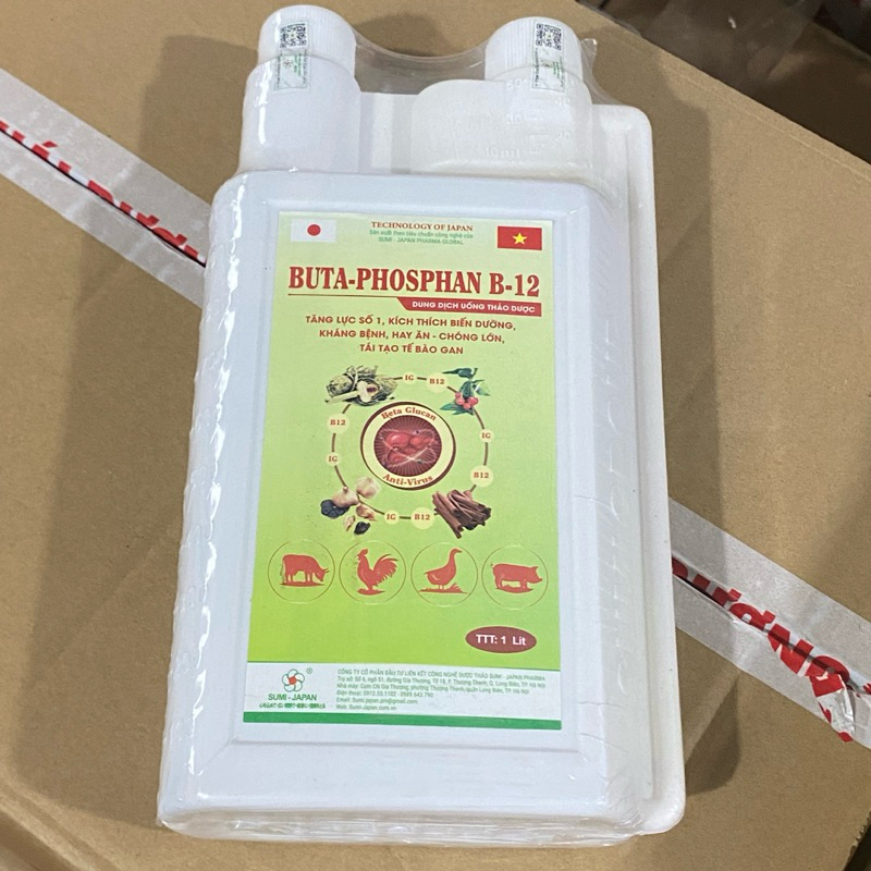 BUTA PHOSPHAN B12 1 Lít Sumi Japan TĂNG LỰC cho vật nuôi | Shopee Việt Nam