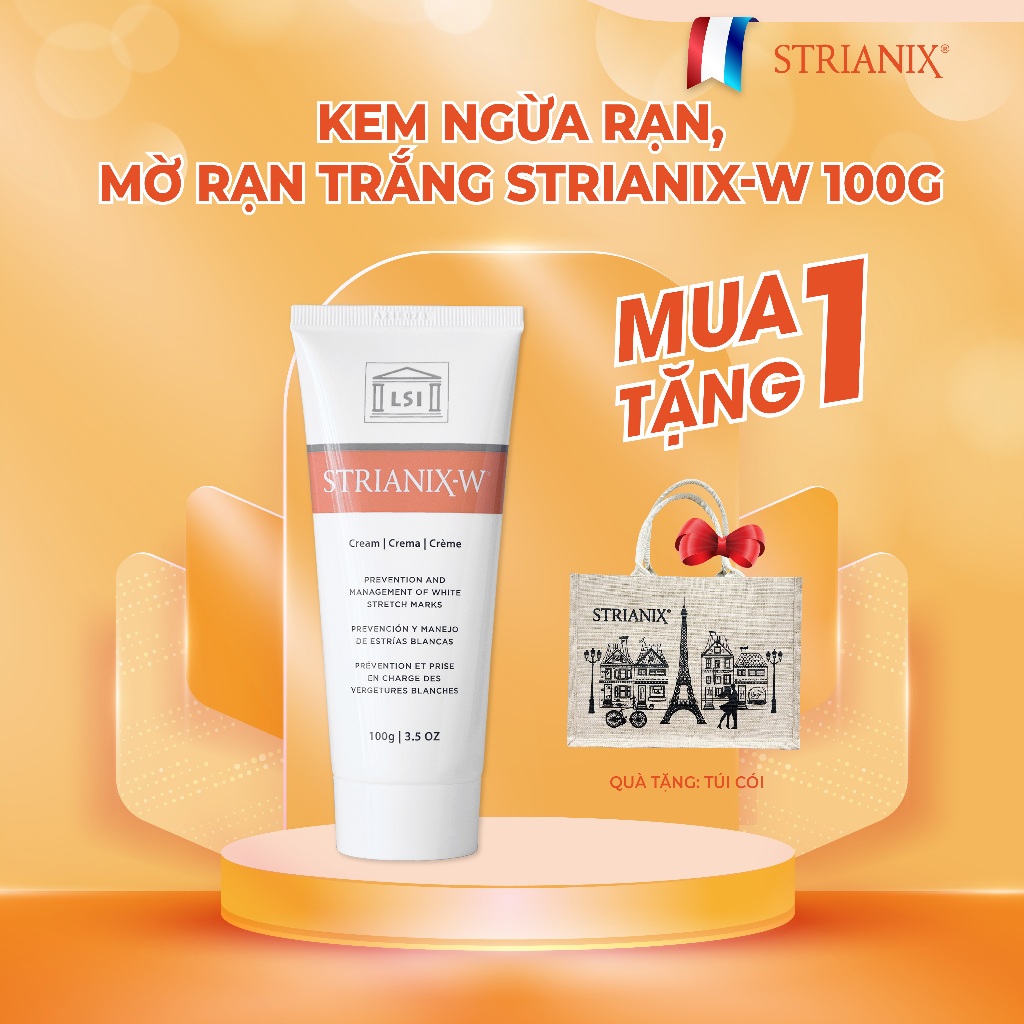 Kem Rạn Da STRIANIX-W 100g Ngăn Ngừa Rạn Mới Và Làm Mờ Rạn Trắng Nhập ...