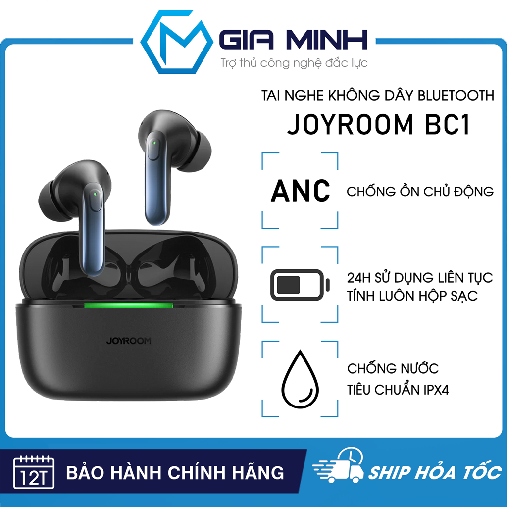 Tai Nghe Không Dây Bluetooth Joyroom BC1 - Chống Ồn Chủ Động ANC - Hàng ...
