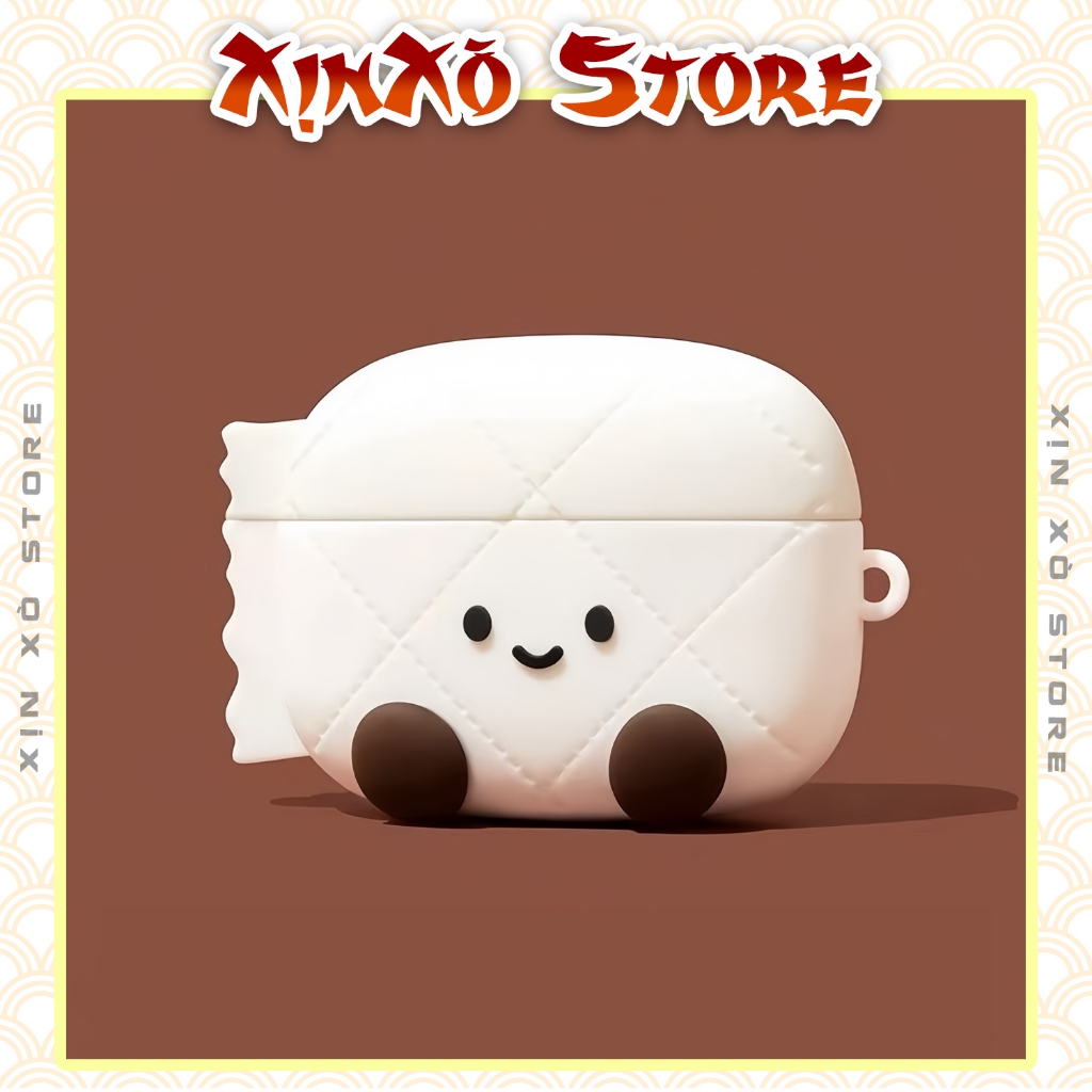 Vỏ ốp Airpod Case Airpods 2 3 4 Pro Pro 2 Giấy Vệ Sinh kèm móc khóa cao ...