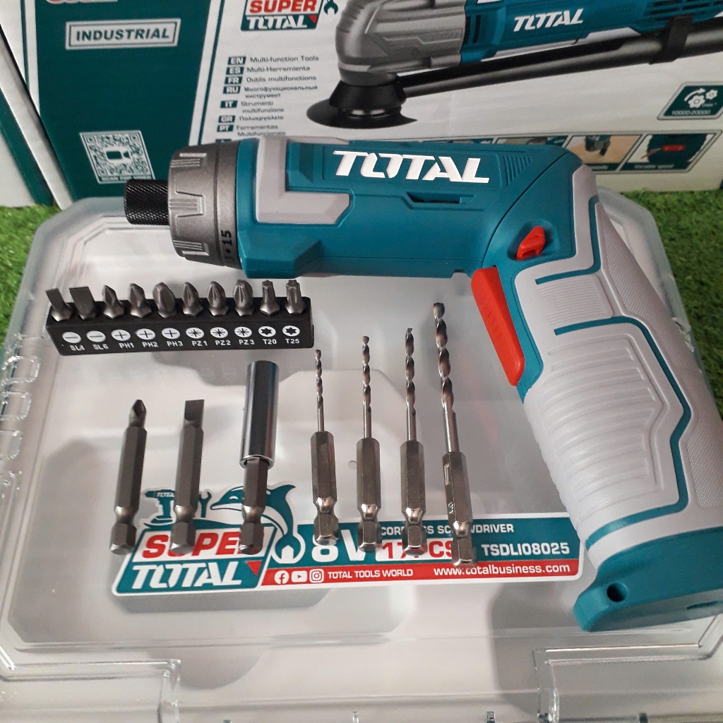 Máy siết vít mini dùng pin 8V Total TSDLI08025 (không kèm sạc) | Shopee ...