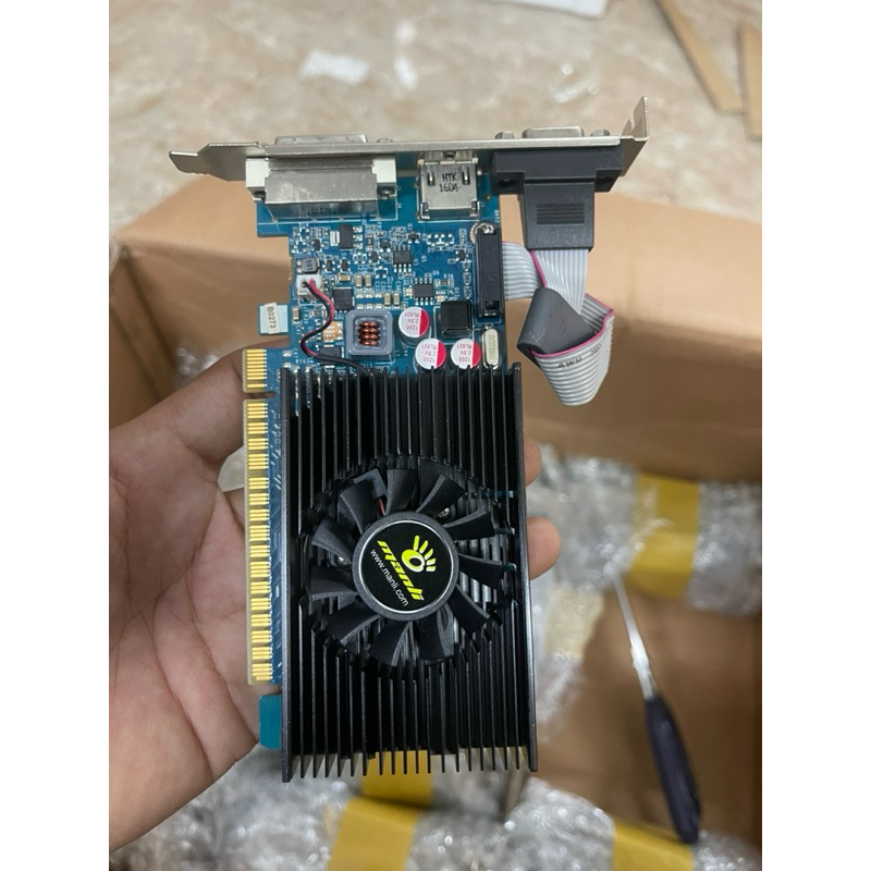 Vga - card màn hình Manli gt730 1gb d3 máy bộ. | Shopee Việt Nam