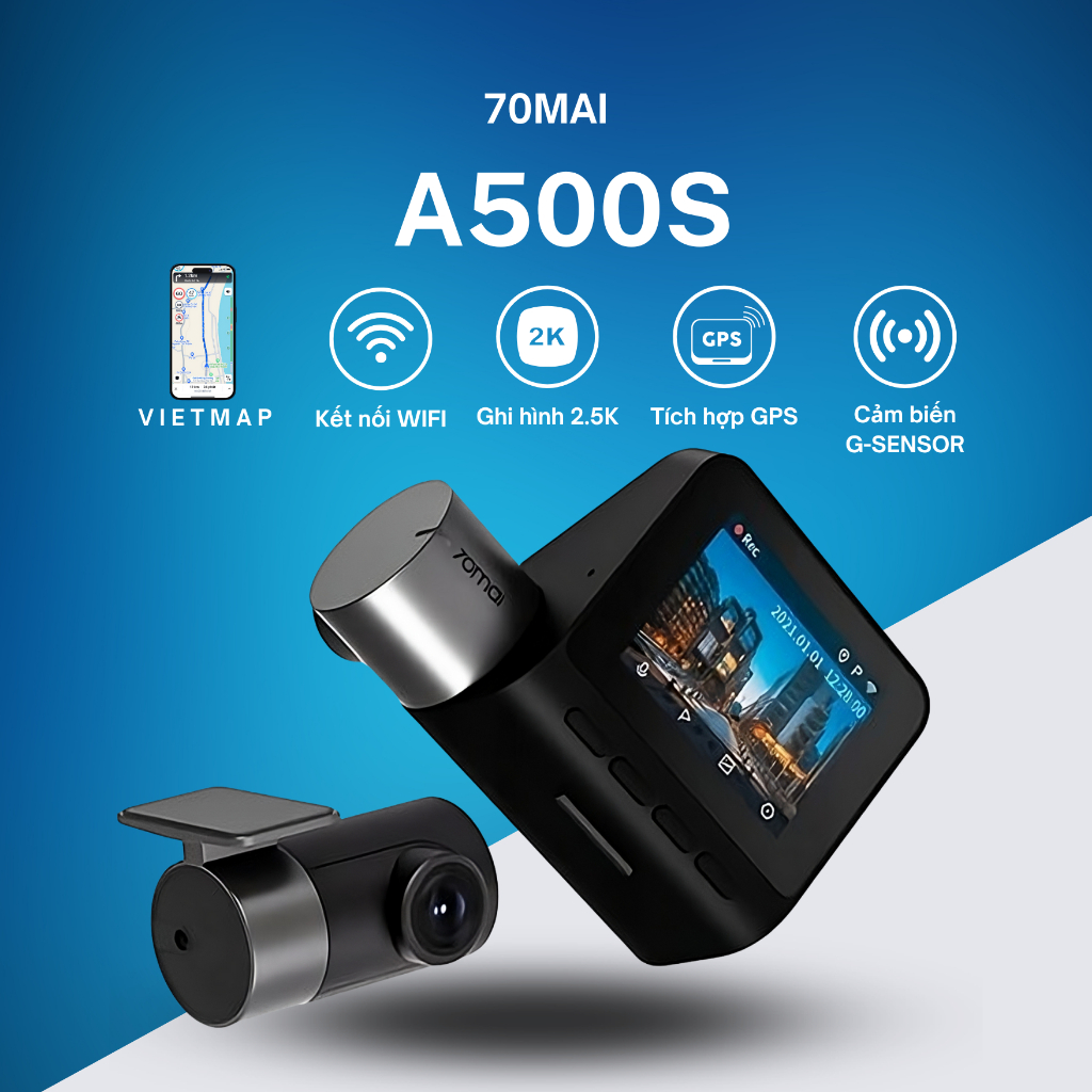 Camera hành trình 70mai A500S Pro Plus+ [TẶNG VIETMAP] - Quốc Tế ...