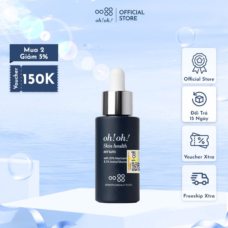 Serum Niacinamide 20% oh! oh! Skin Health Serum (Niacinamide & Acetyl ...