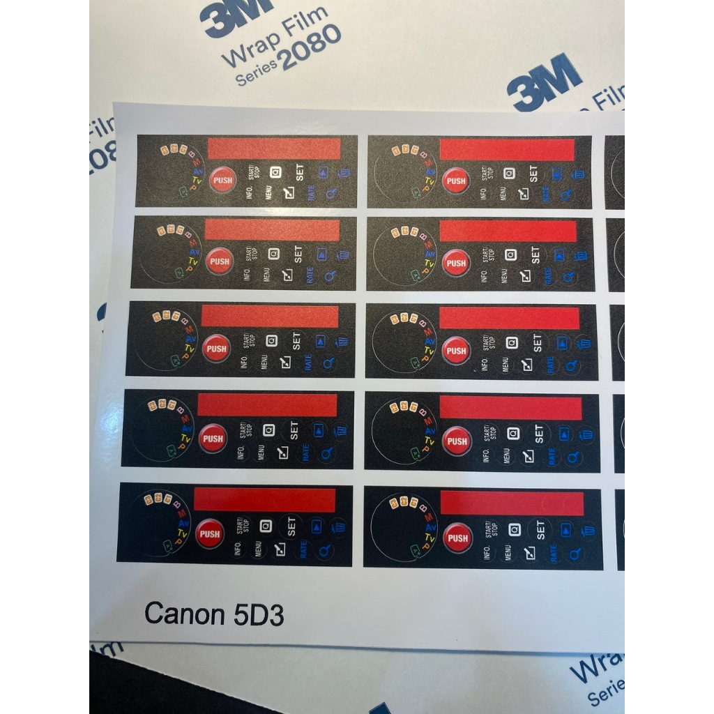 Miếng dán sticker vòng xoay chế độ máy ảnh Canon R,RP,R5,R6,5D3,5D4,6D | Shopee Việt Nam