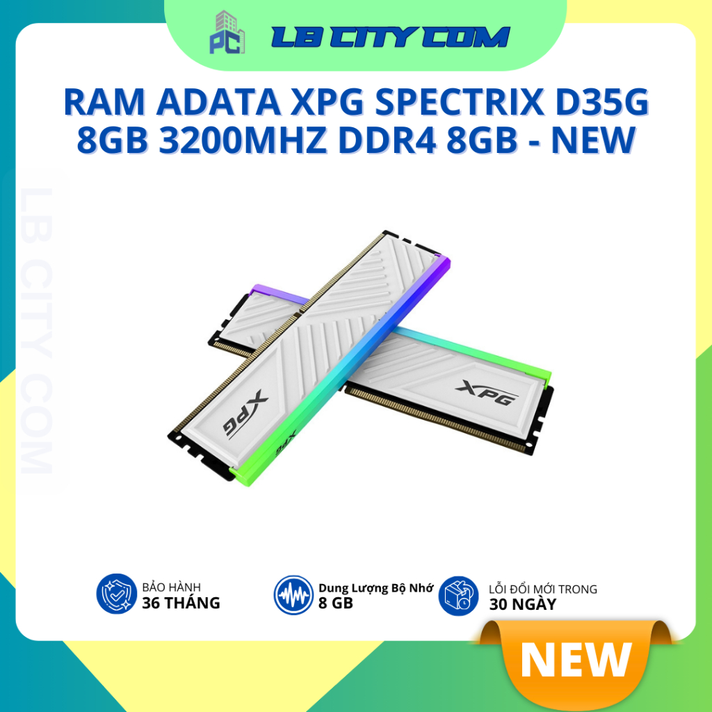 Ram ADATA XPG SPECTRIX D35G 8GB 3200MHz DDR4 - NEW BẢO HÀNH 60 THÁNG ...