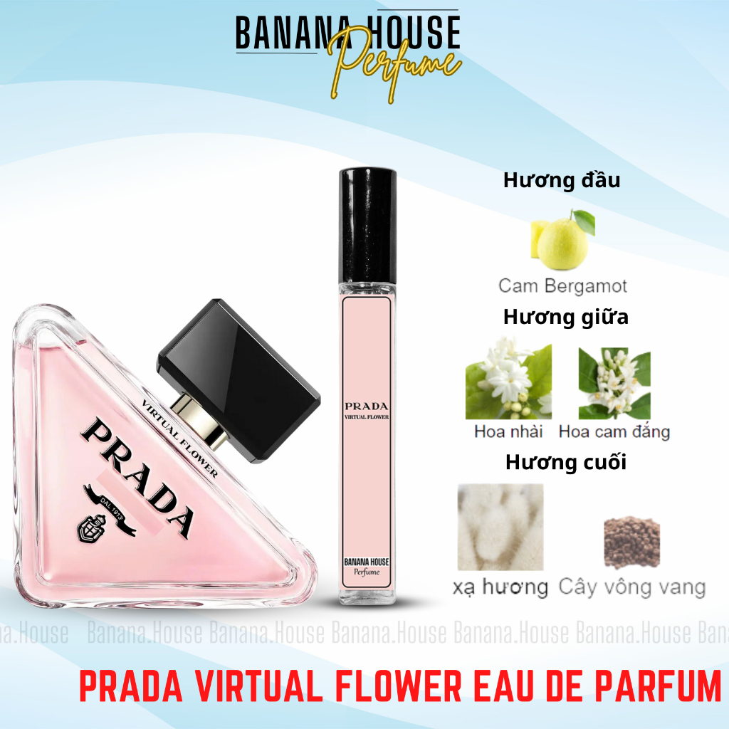 10ml | Nước Hoa Nữ Prada Virtual Flower EDP Nàng Công Chúa Xinh Đẹp ...