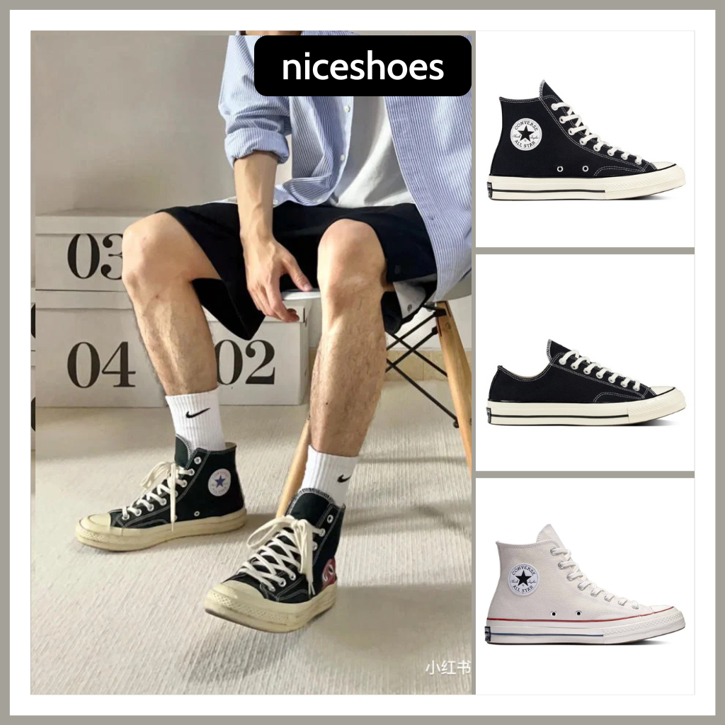 Giày Conver_Chuck Taylor 1970s, Giày Convers 1970s Cổ Cao Thấp Chuẩn S ...