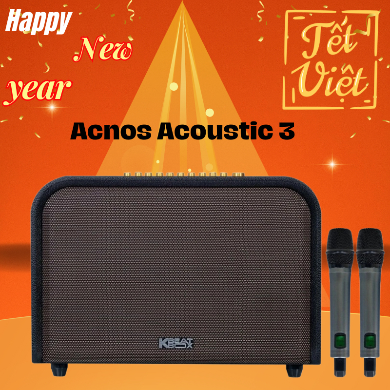 [Loa ACNOS ACOUSTIC 3] Dàn âm thanh di động ACNOS ACOUSTIC 3 Chính Hãng Mới 100% Bảo Hành 12 ...