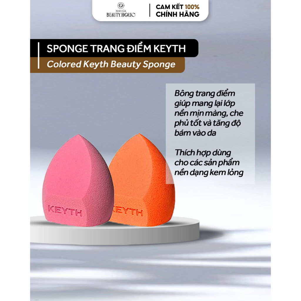 Bông mút trang điểm KEYTH COLORED KEYTH BEAUTY SPONGE | Shopee Việt Nam