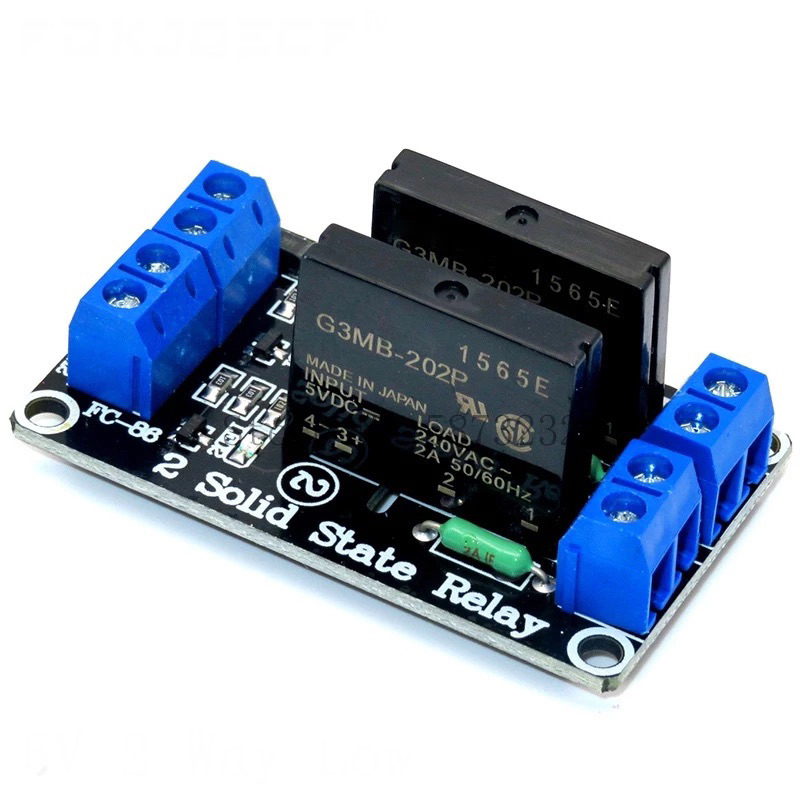 Mô đun relay bán dẫn / Mạch Solid State Relay SSR 2A/240VAC | Shopee ...
