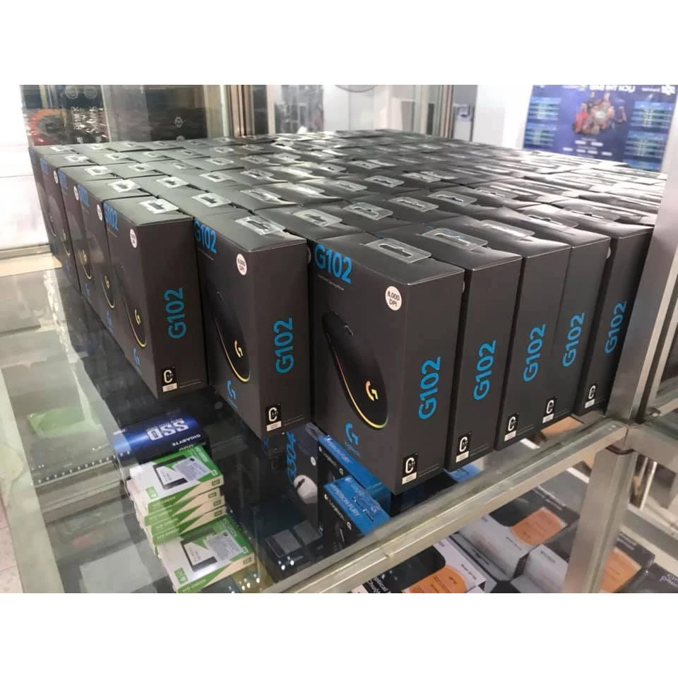Chuột game Logitech G102 Lightsync ,G203 8.000 dpi new 100% full box Chính hãng bao nhận ghub ...