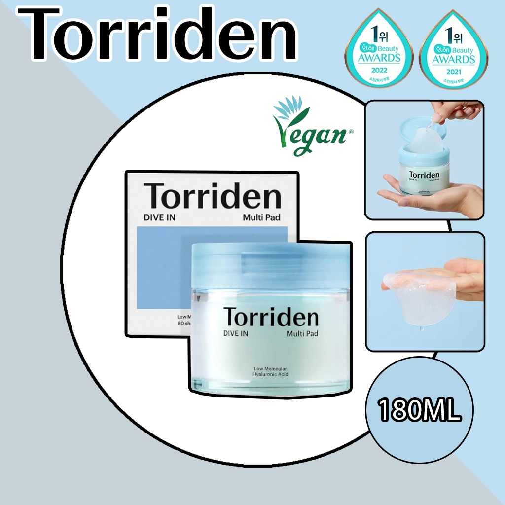Torriden Pad đa năng Hyaluronic Acid, Toner Pad làm dịu mát da, giảm ...
