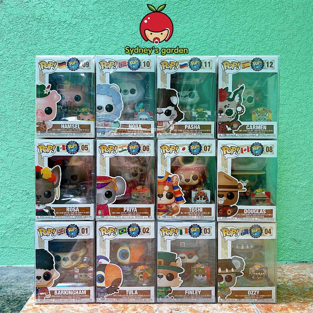 Mô hình Funko Pop AROUND THE WORLD (TẶNG KÈM PASSPORT) (SET) | Shopee ...