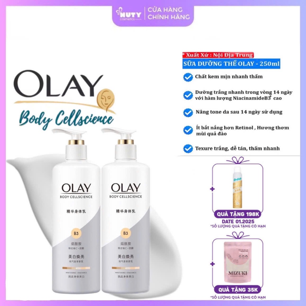 [ Chính Hãng ] Sữa Dưỡng Thể OLAY Vitamin C Bright Ultra Whitening Dưỡng Trắng Da Toàn Thân ...