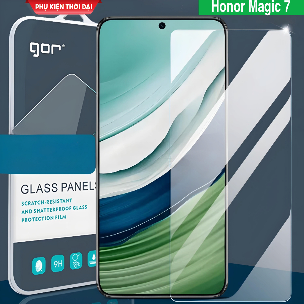 Cường lực Gor Honor Magic 7 trong suốt trơn mượt hạn chế vân tay ...
