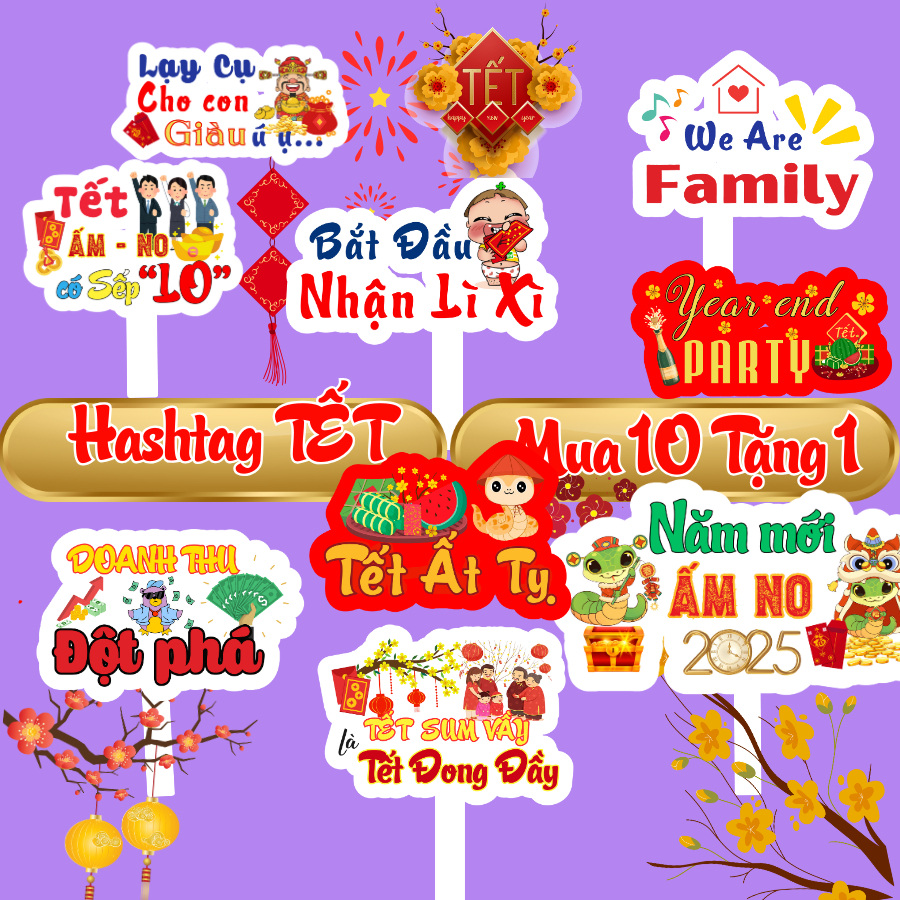 Hashtag Cầm Tay Chụp Ảnh Tết, Hashtag tết, Hastag năm mới 2025 year end ...