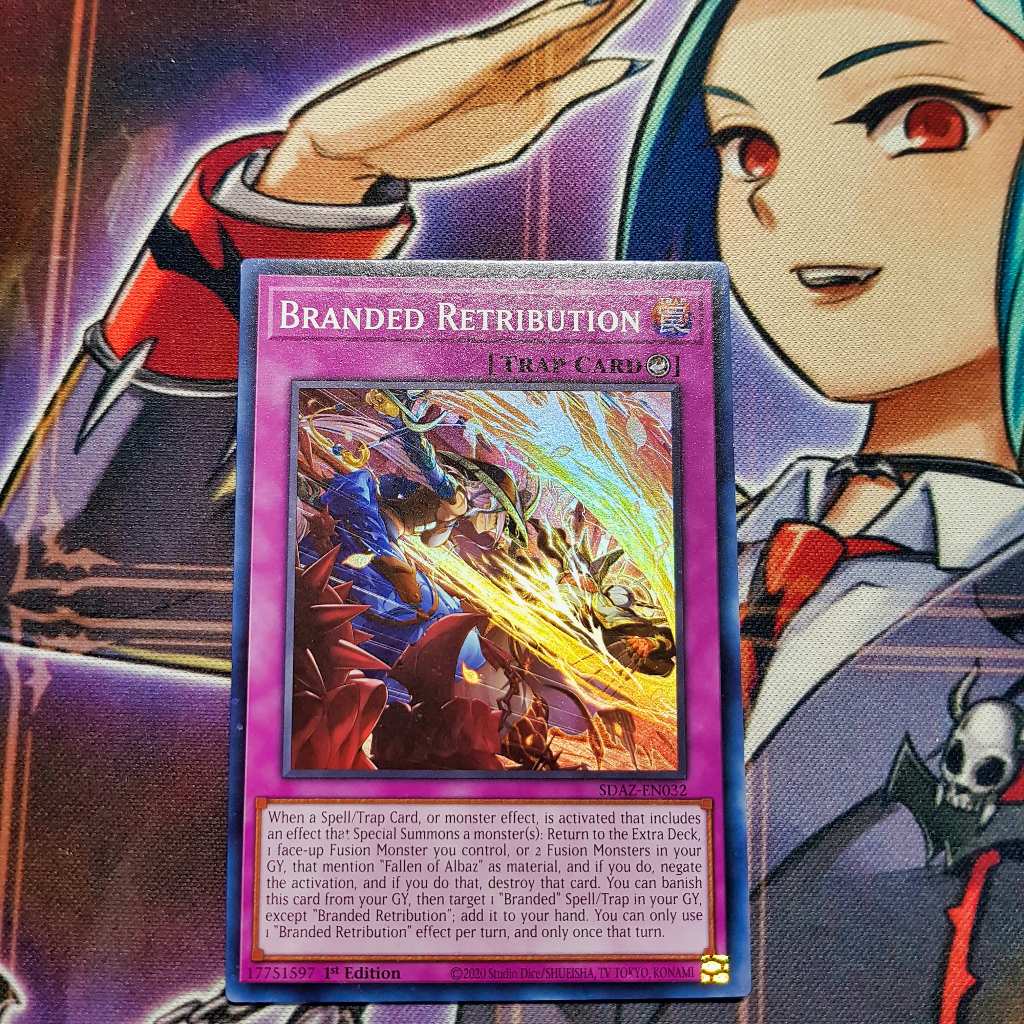 Thẻ bài Yugioh chính hãng | Branded Retribution | SDAZ Super Rare ...