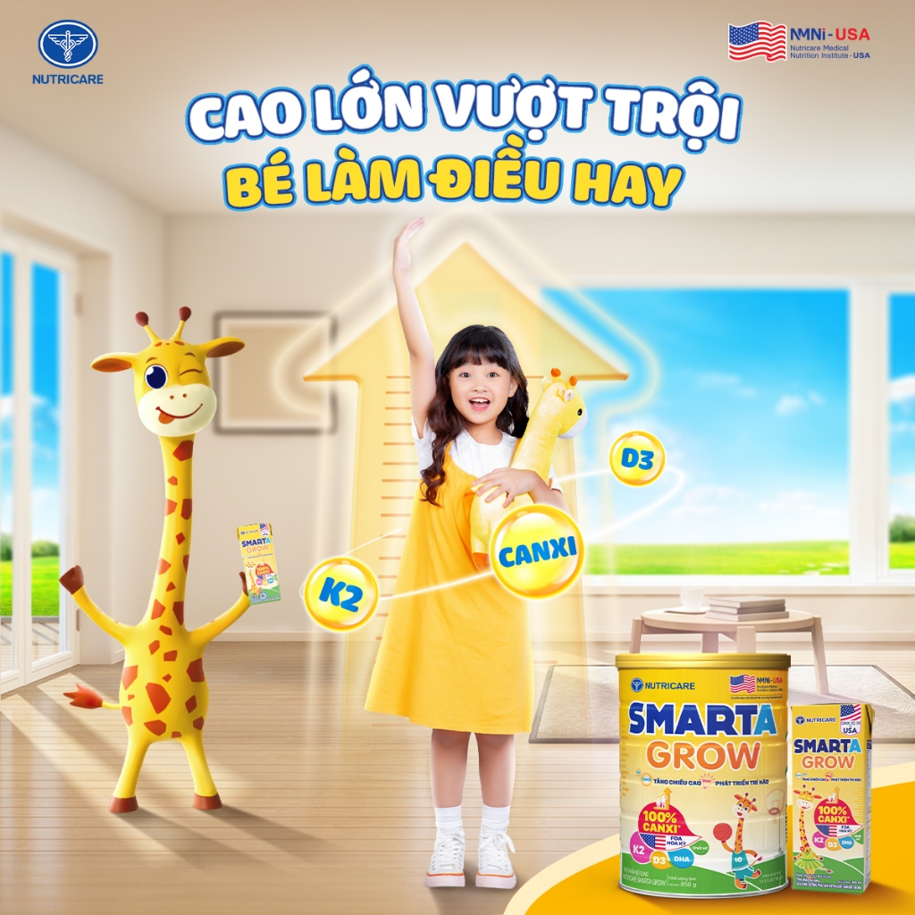 [HSD 2026] Sữa Bột Smarta Grow 850gr - Hỗ Trợ Phát Triển Chiều Cao Vượt ...