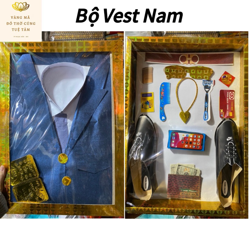 Bộ Comle Vest Nam vàng mã , Quần áo mã cho nam | Shopee Việt Nam