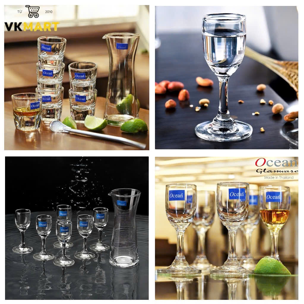 Ly thủy tinh Thái Lan -Ocean, Lucky, ly shot | Shopee Việt Nam