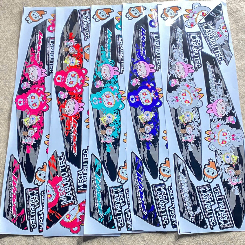 Tem Xe Wave Tem Dán Xe Wave Tem Labubu Dán Xe Wave 50/100/110 | Shopee ...