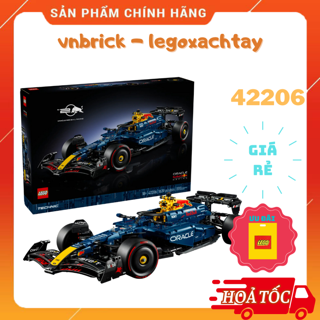 LEGO Technic 42206 Siêu Xe Oracle Red Bull Racing RB20 F1 | Shopee Việt Nam