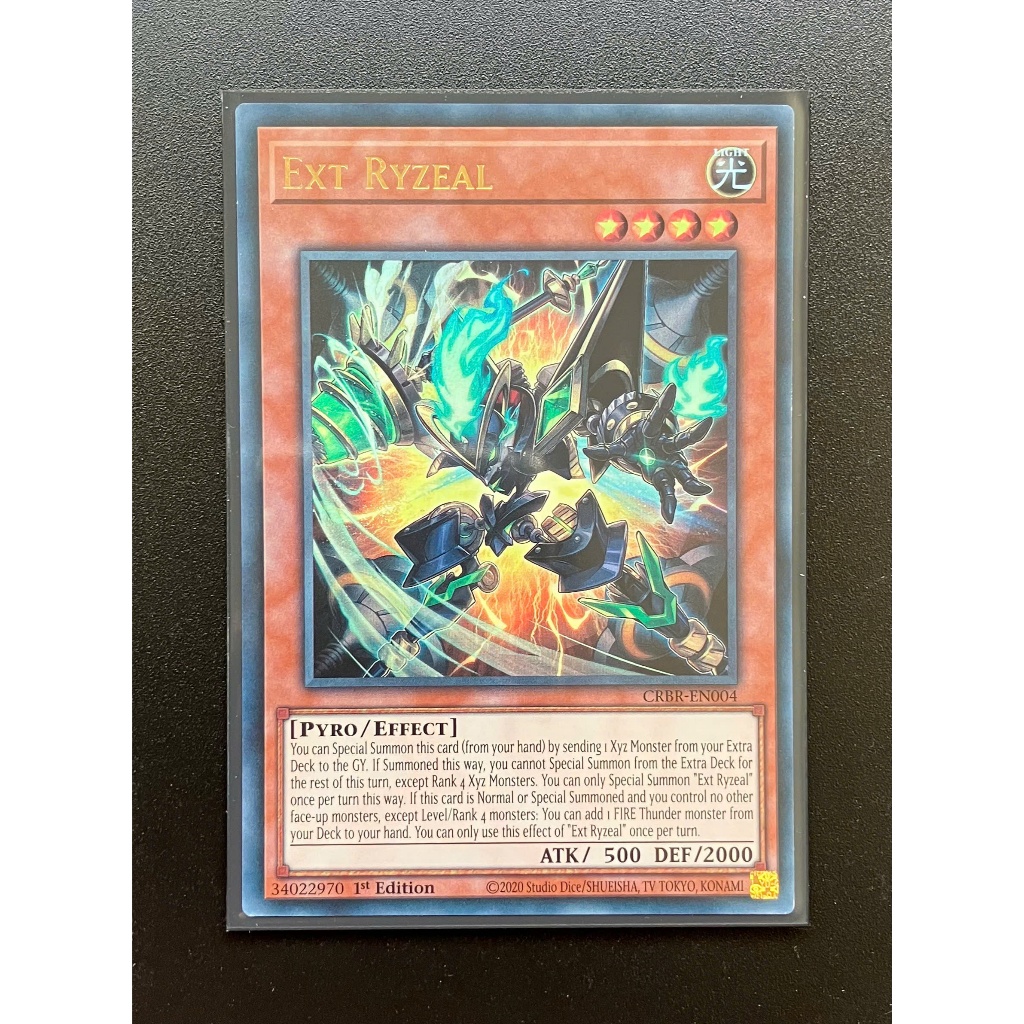 [Thẻ bài Yugioh]-[TCG-UK] - CRBR-EN004 - Ext Ryzeal - Ultra Rare 1st ...