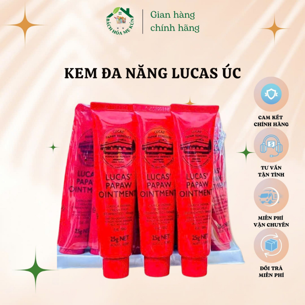 KEM ĐU ĐỦ LUCAS' PAPAW OINTMENT 25G | Shopee Việt Nam