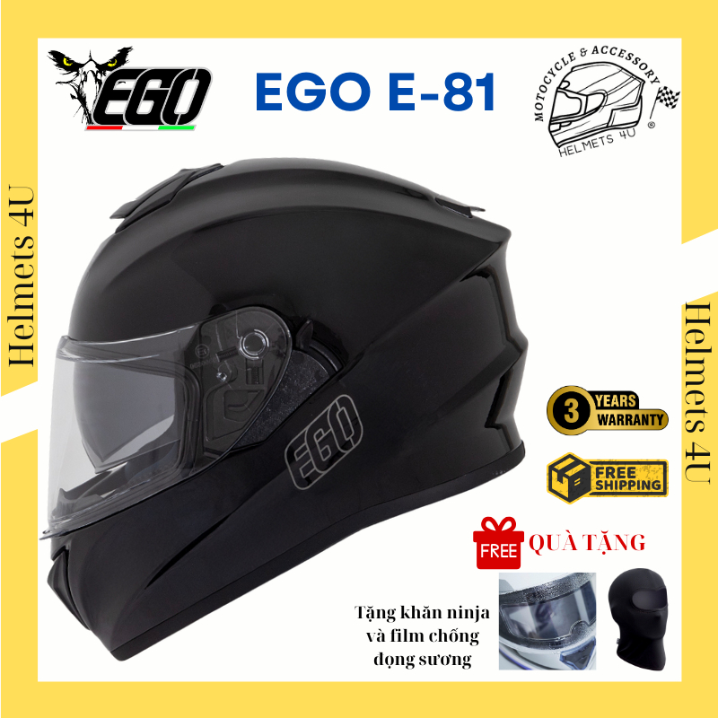Mũ bảo hiểm fullface EGO E81 có 2 kính CHÍNH HÃNG form Yohe 981 ...