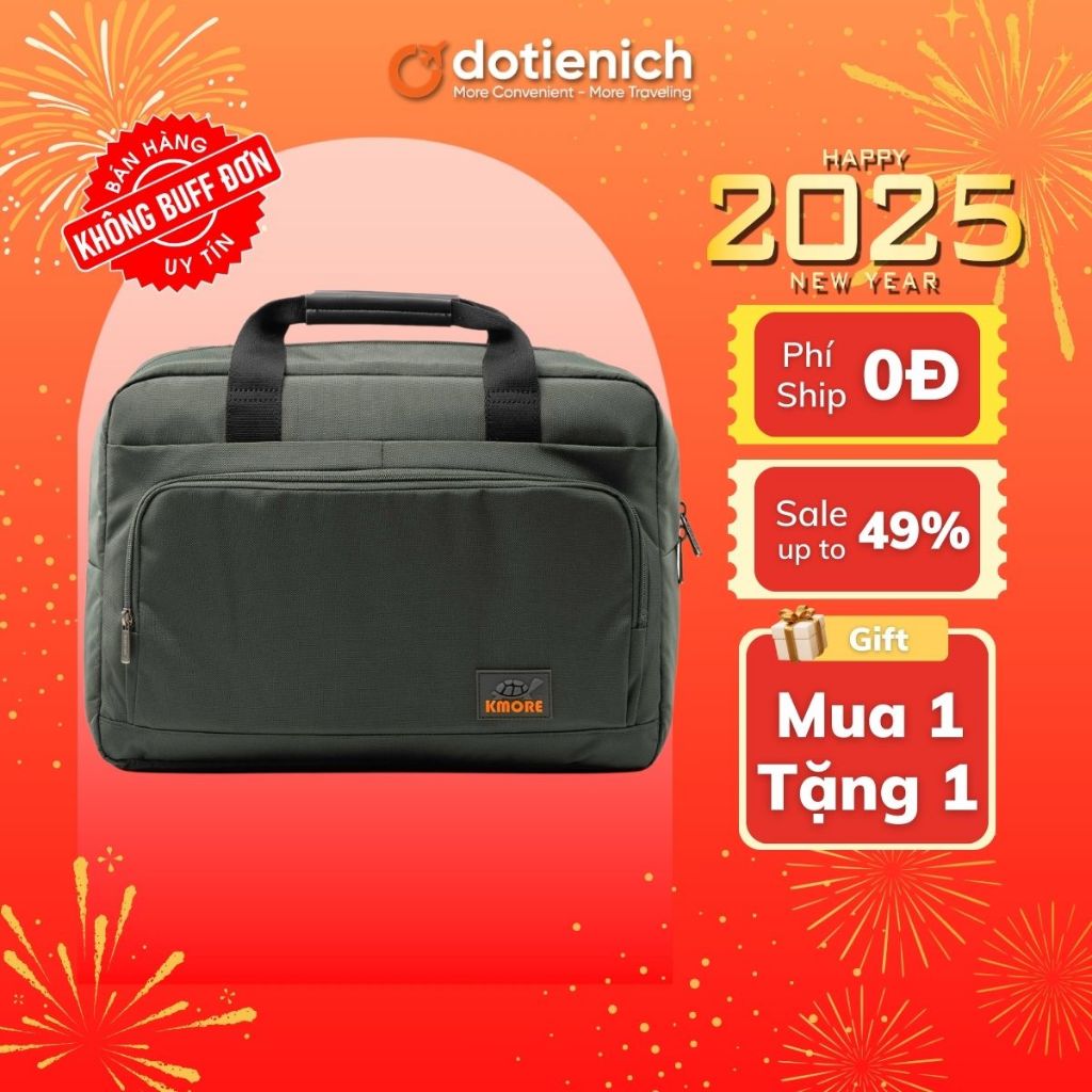 Cặp Laptop Kmore The Enzo - D703 [Kéo Tết Về Nhà] | Shopee Việt Nam