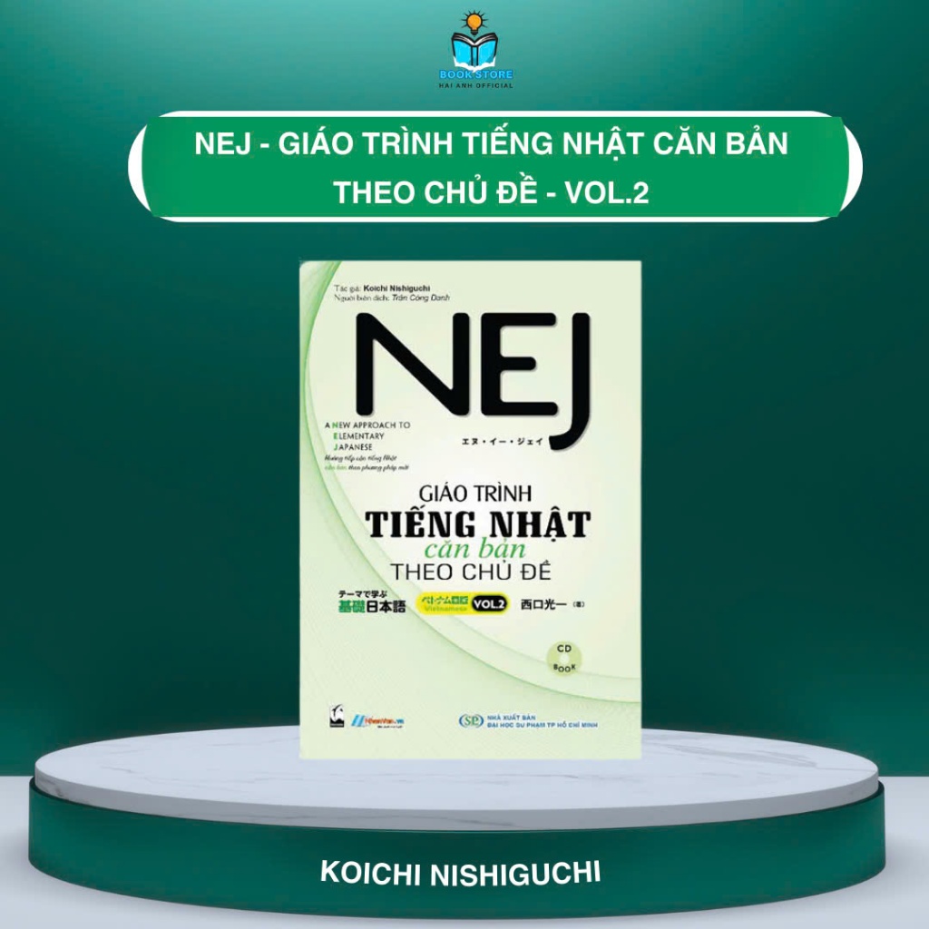 Sách tiếng Nhật - NEJ - Giáo Trình Tiếng Nhật Căn Bản Theo Chủ Đề - Vol.2 | Shopee Việt Nam