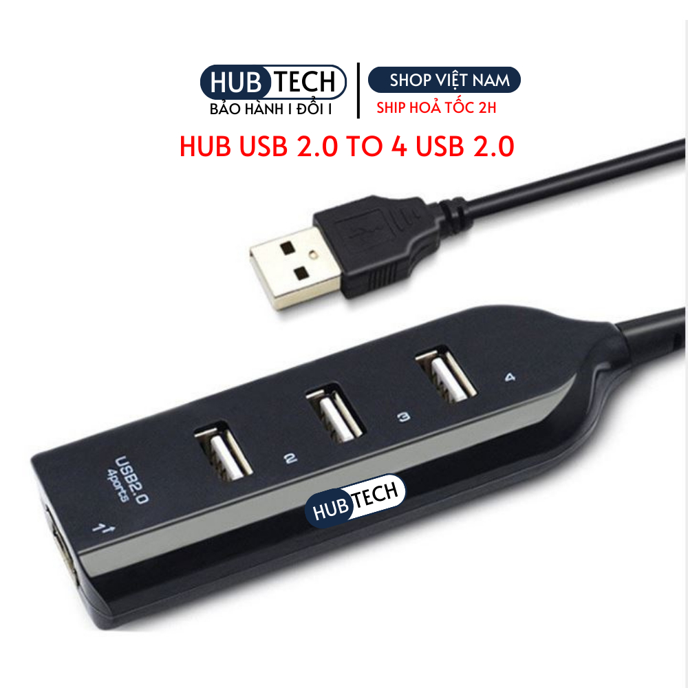 HUB USB to 4 usb 2.0 Bộ chia USB Bộ mở rộng USB HUB 4 cổng Tiện Dụng ...