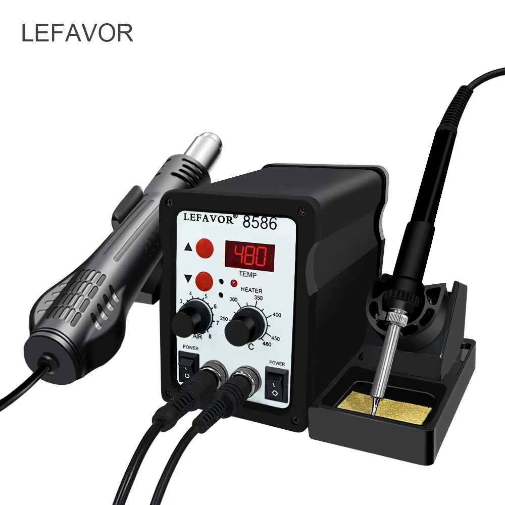 Trạm khò hàn 2 trong 1 LEFAVOR / SUMSOUR 8586 _ Soldering 2 in 1 ...
