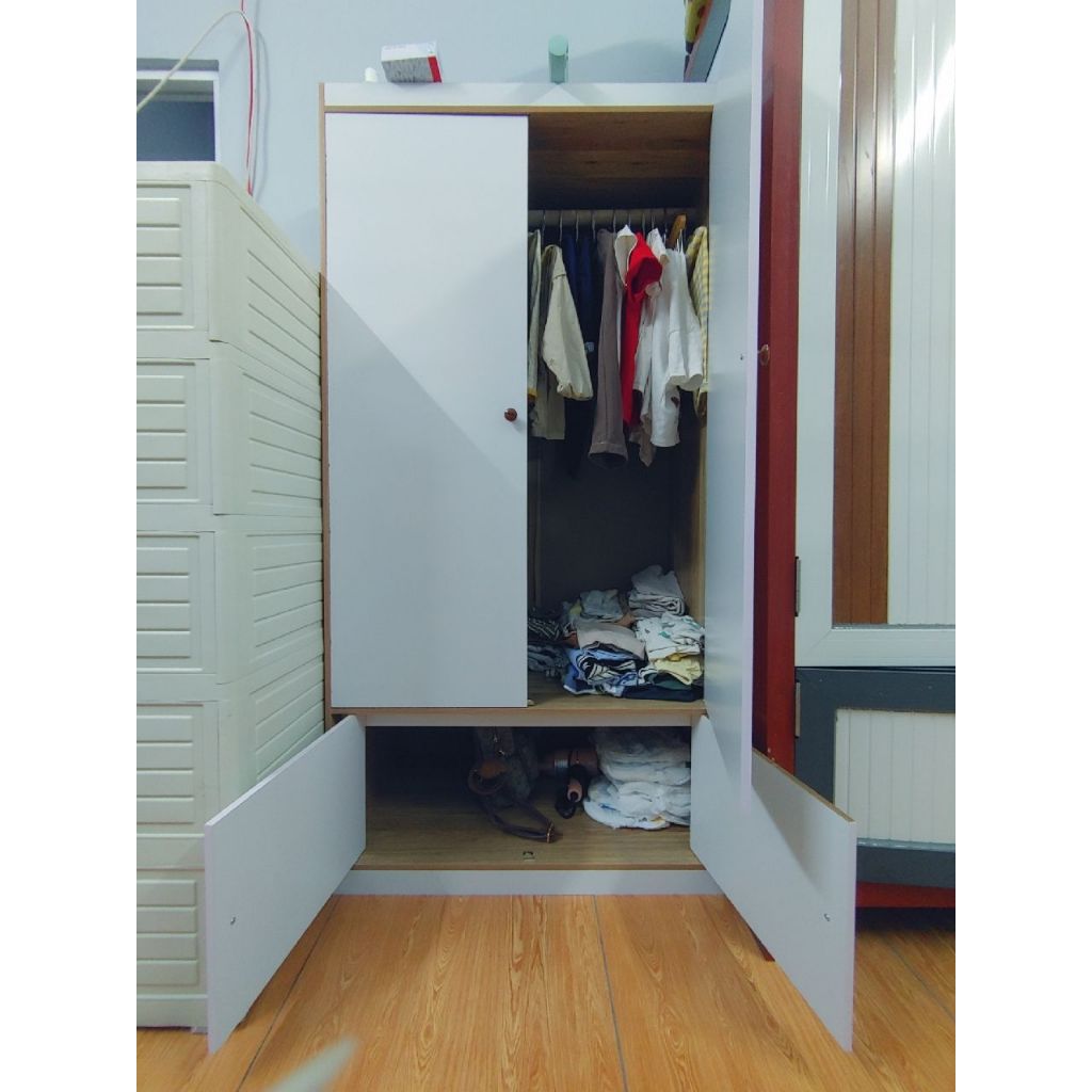 Tủ quần áo 4 cánh, Tủ gia đình cỡ lớn,Tủ đứng cao 1m6. Kích thước: 80 x ...